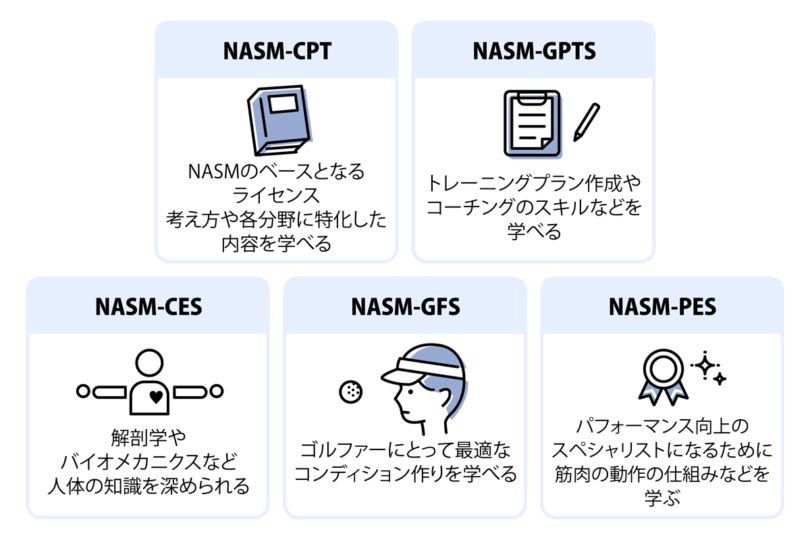 NASMとは？おもな認定資格や取得方法などを紹介！OPTモデルの詳細も解説 | パーソナルトレーナー養成スクール |ASPトレーナースクール【公式】